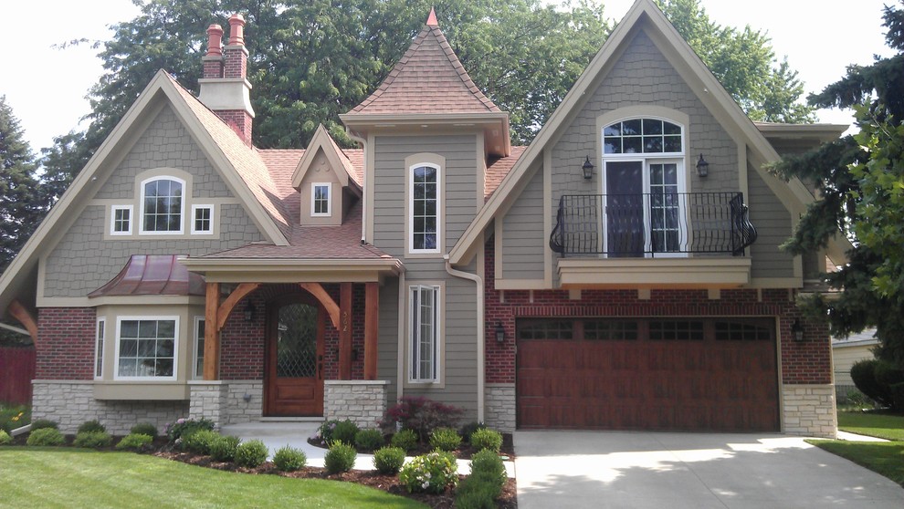 Wood Dale - addition, renovation - Traditional - Exterior - Chicago ...