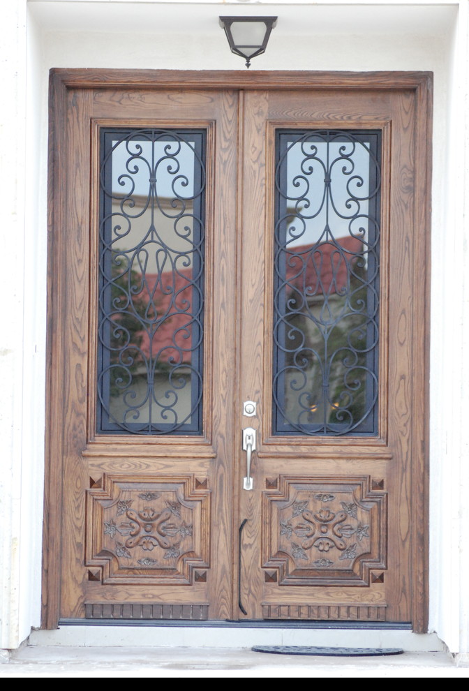 Wood Doors - Mediterranean - Exterior - Houston - by Forja Designs | Houzz