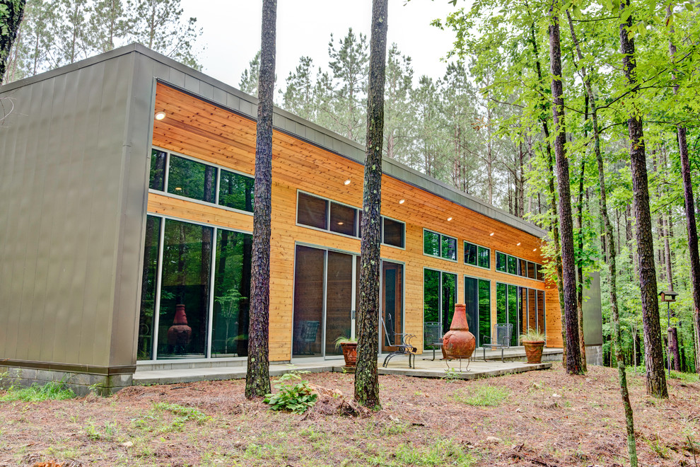 Woodsy Modern - Modern - Exterior - Little Rock - by M & R Sarver ...