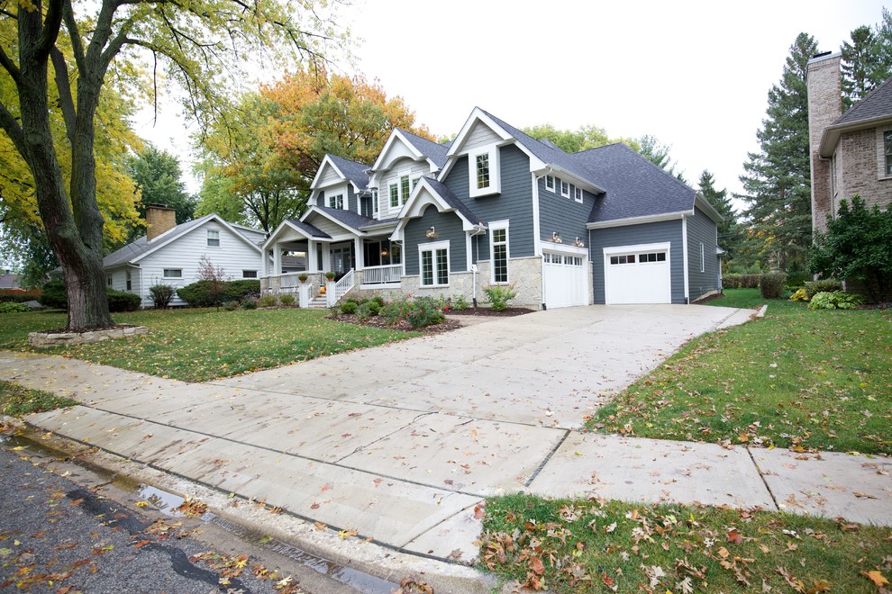 Wright Neo- Craftsman - Farmhouse - Exterior - Chicago - by Meyer ...