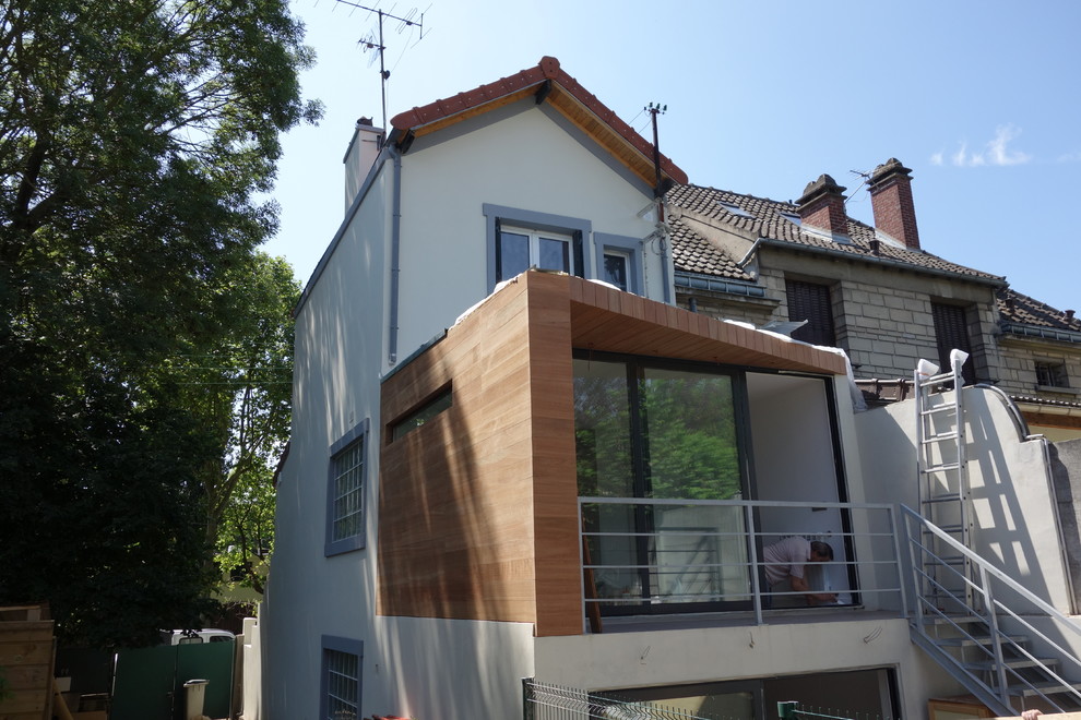 Aggrandisement et renovation d'une maison de ville - 140m2 ...