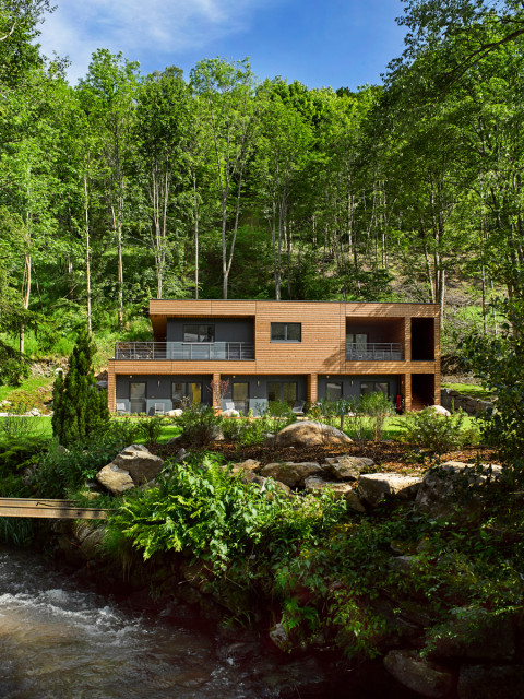 Maison booa - bardage bois - Le bonhomme - Modern - Exterior - by ...