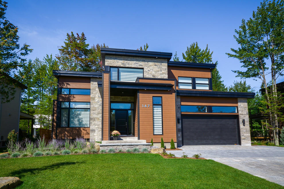 Modèle Le Laurier à toit plat - Contemporary - Exterior - Montreal - by ...