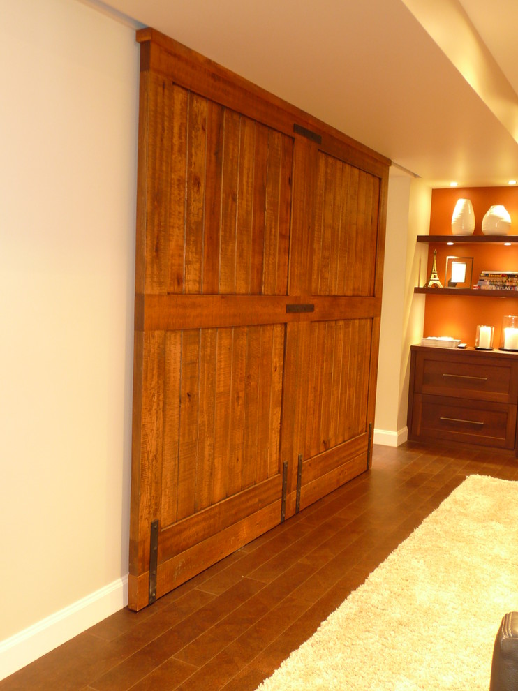 1/4 Sawn White Oak Sliding Doors bandsaw Texture with Wrought Iron ...