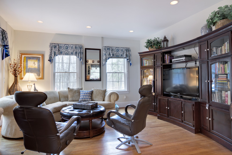 100 year-old house renovation - Traditional - Family Room - New York ...