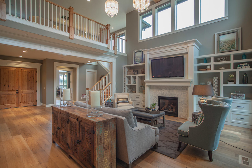 Two Story Great Room