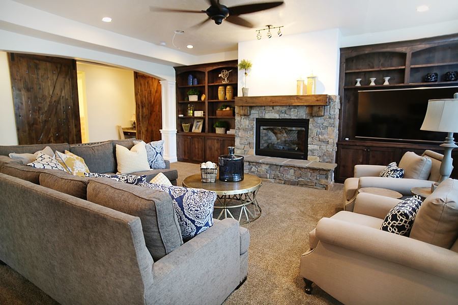 2014 Chatwin Homes Parade Home - Traditional - Family Room - Salt Lake ...
