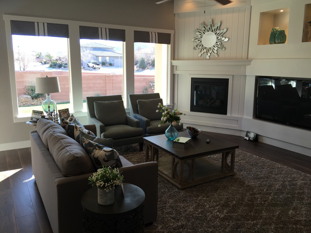 2015 Interstate Builders Parade Home - Craftsman - Family Room - Salt ...