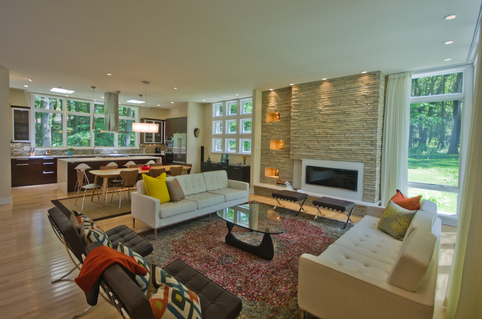 3,000 Sq. Ft. Custom Home - Contemporary - Family Room - New York - by ...