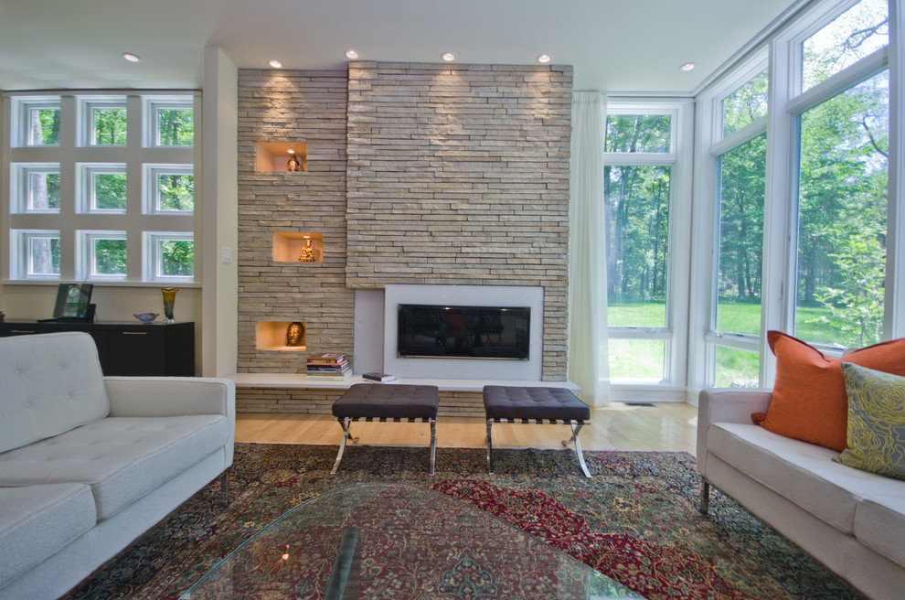 3,000 Sq. Ft. Custom Home - Modern - Family Room - Philadelphia - by ...