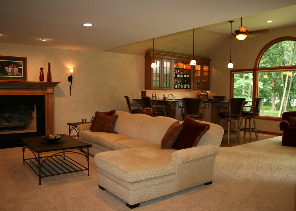 A Room for Entertaining - Batavia, IL - Transitional - Family Room ...