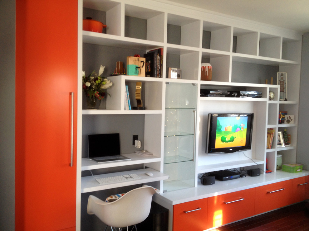 Anatomy of a wall unit - Modern - Family Room - Toronto - by Savoy ...