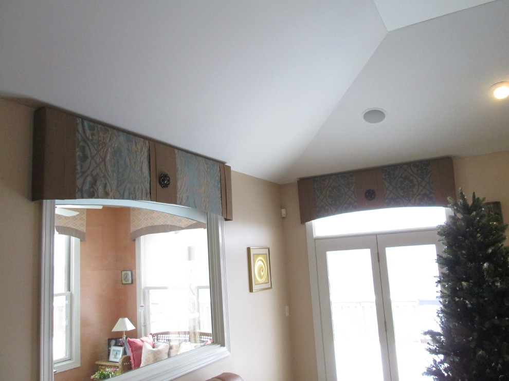 Arched Window Valance - Traditional - Family Room - Cincinnati - by All ...