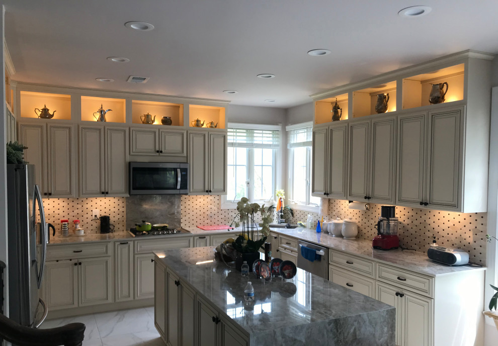Arlington Kitchen - Double Stacked Cabinets - Contemporary - Kitchen ...