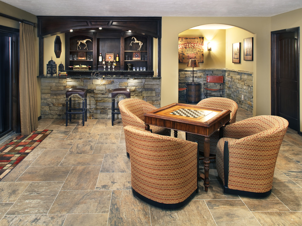 Bar & Game Room - Traditional - Family Room - Omaha - by The Interior ...