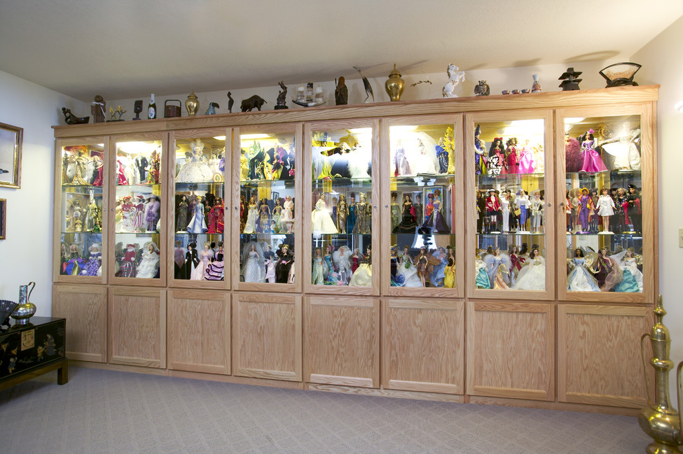 Barbie display cases - Traditional - Family Room - Other - by Greenwald ...
