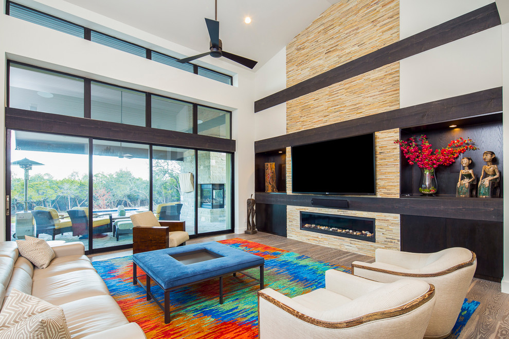 Baron Creek Cul-De-Sac - Contemporary - Family Room - Austin - by ...