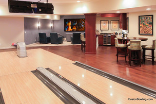 Basement Bowling Alley in Northern Virginia - Contemporary - Family ...