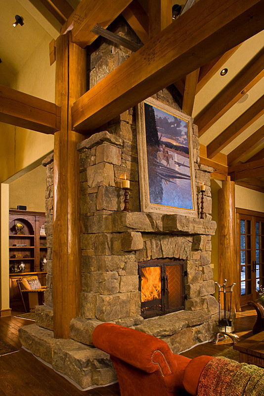 Bear Basin Ranch - Traditional - Family Room - Denver - by Centre Sky ...