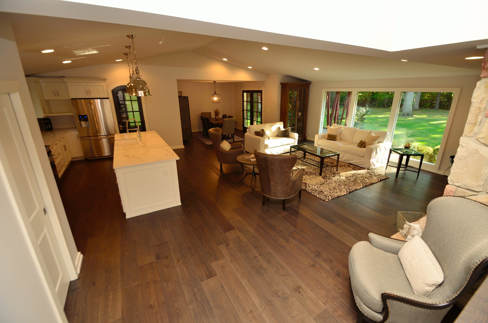 Before and After - Transitional Style Home - Transitional - Games Room ...