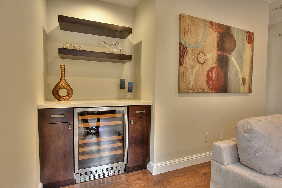 Bellmont Cabinets Cherry Java - fireplace surround cabinets and wine ...