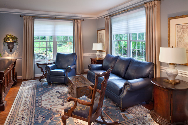 Blue Den - Classique - Salle de Séjour - Washington, D.C. - par Syntha ...