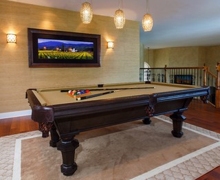Boca Raton Pool Table Loft - Transitional - Family Room - Miami - by ...