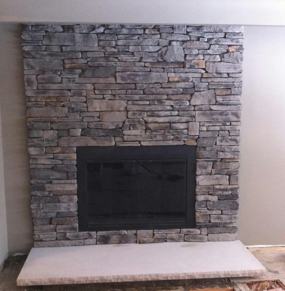 Boral Cultured Stone - Southern Ledgestone - Traditional - Family Room ...