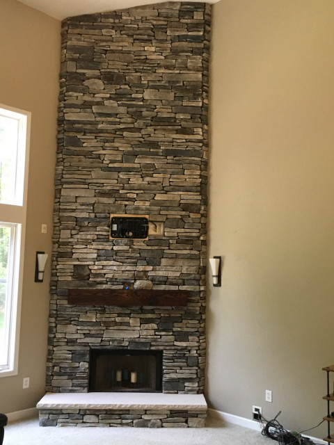 Boral Cultured Stone - Southern Ledgestone - Salle de Séjour - Détroit ...
