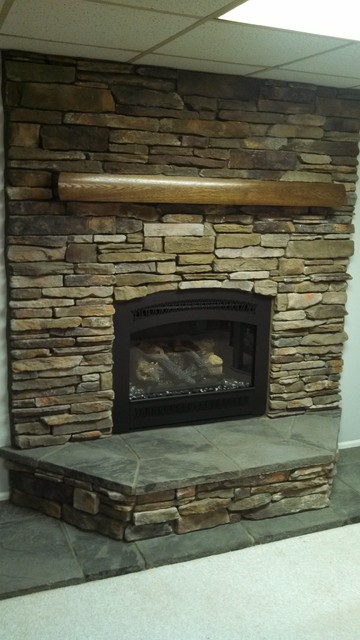 Boral Cultured Stone - Southern Ledgestone - Traditional - Games Room ...