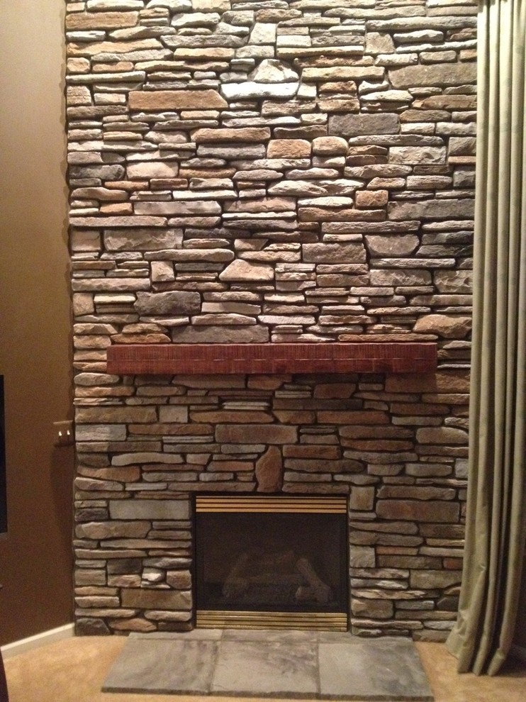 Boral Cultured Stone - Southern Ledgestone - Family Room - Detroit - by ...