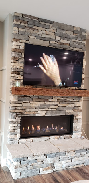 Boral Cultured Stone - Southern Ledgestone - Games Room - Detroit - by ...