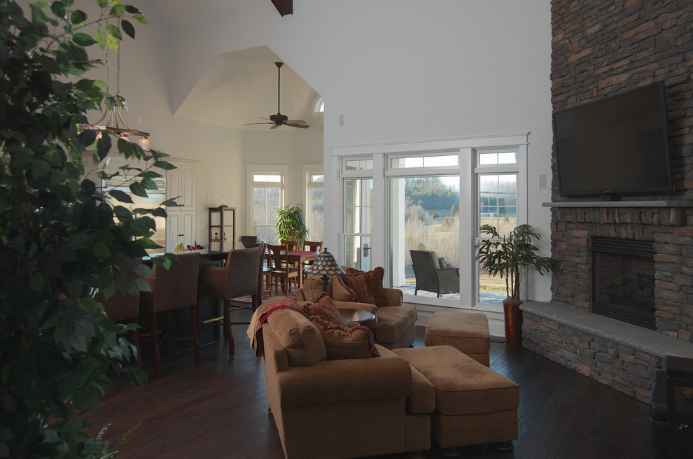 Bostic Home - Craftsman - Family Room - Charlotte - by North Point ...