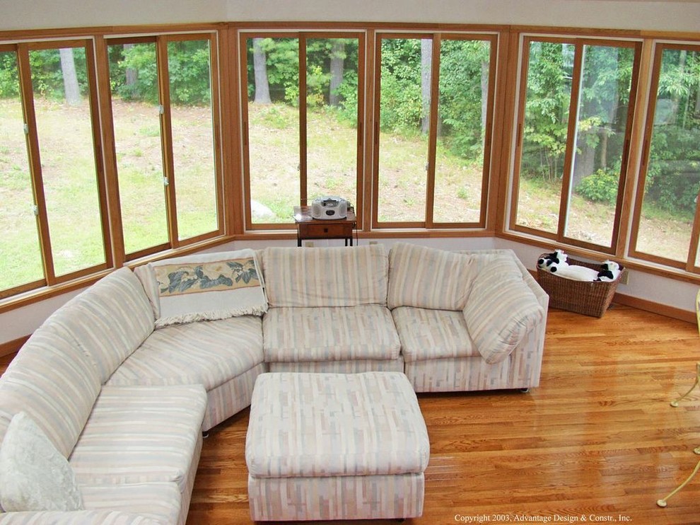 Boxford Massachusetts octagonal living room - Traditional - Family Room ...