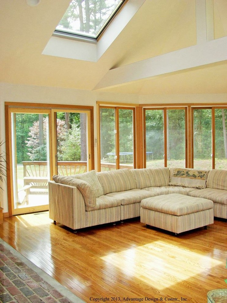 Boxford Massachusetts octagonal living room - Traditional - Family Room ...