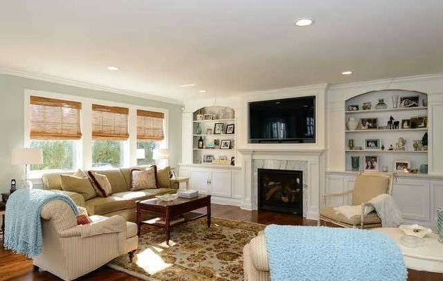 Brixton Traditional - Traditional - Family Room - New York - by Allison ...