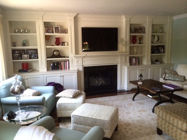 built in wall unit - Traditional - Family Room - Toronto - by Valleau ...