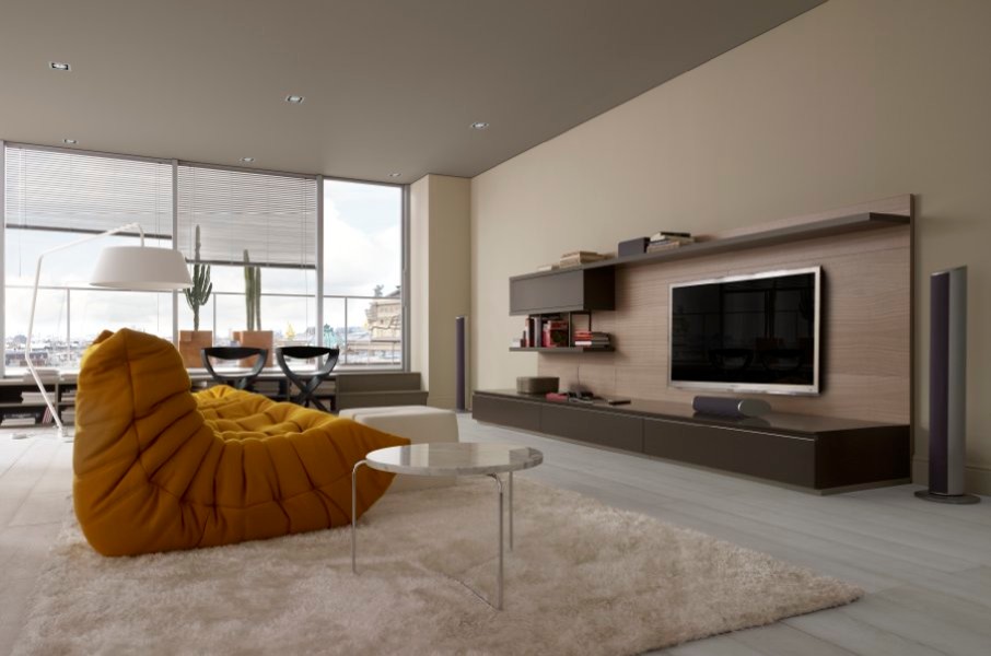 Cabinetry - Mixte - Modern - Family Room - New York - by Ligne Roset ...