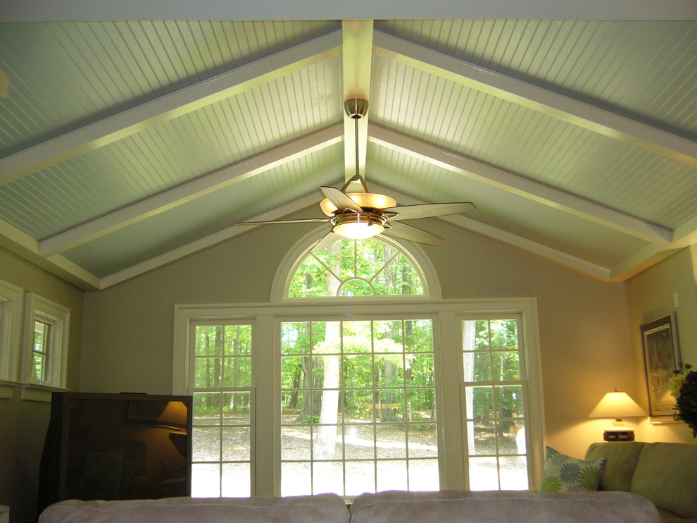 Cathedral Ceiling Design, Skye Blue - Contemporary - Family Room - DC ...