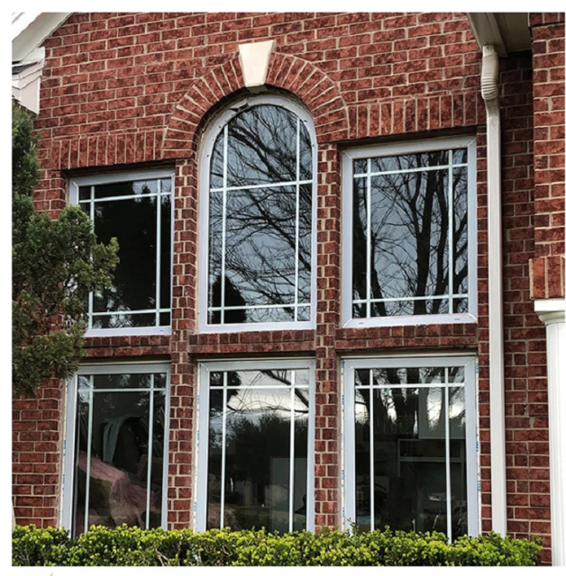 China WDMA Project of PVC Crank Casement Window with Prairie Style ...