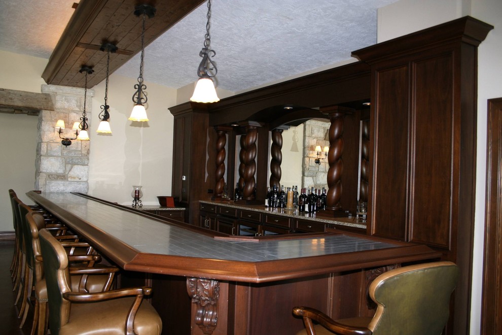 Clubhouse Bar - Traditional - Home Bar - Chicago - by Mark Eric Benner ...