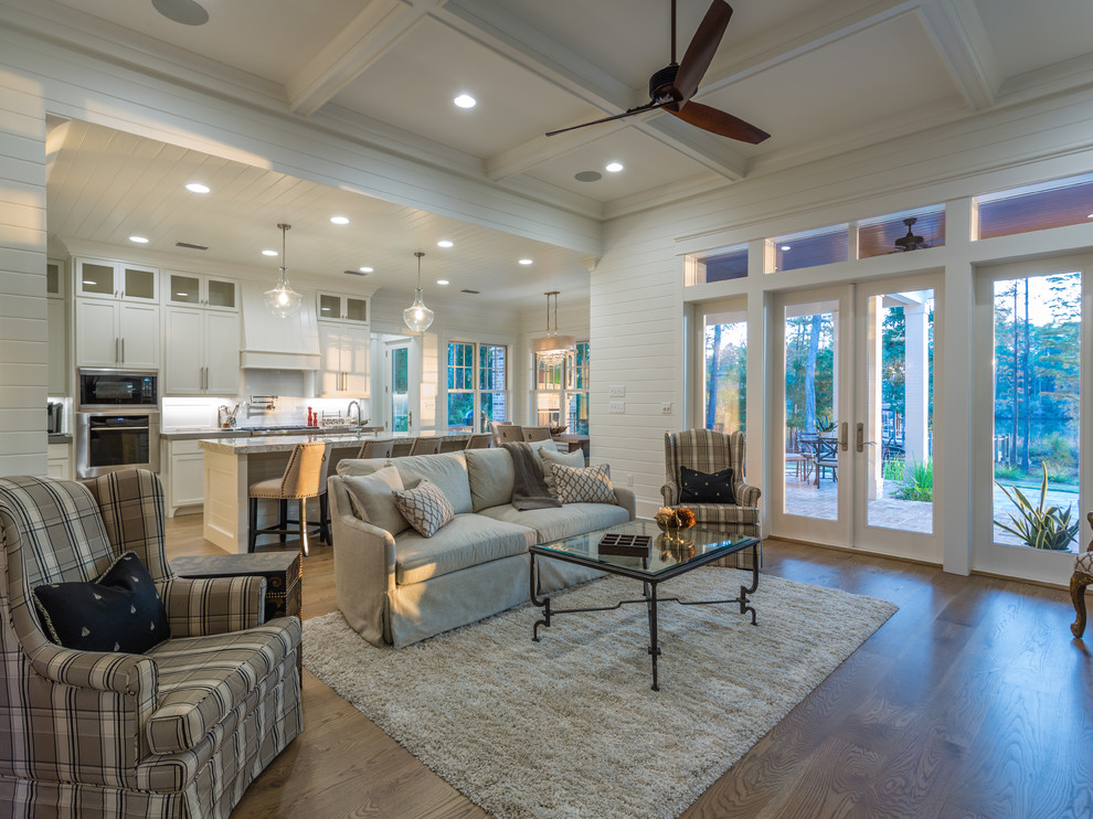 Coastal Farmhouse - Farmhouse - Family Room - San Francisco - by C&C ...