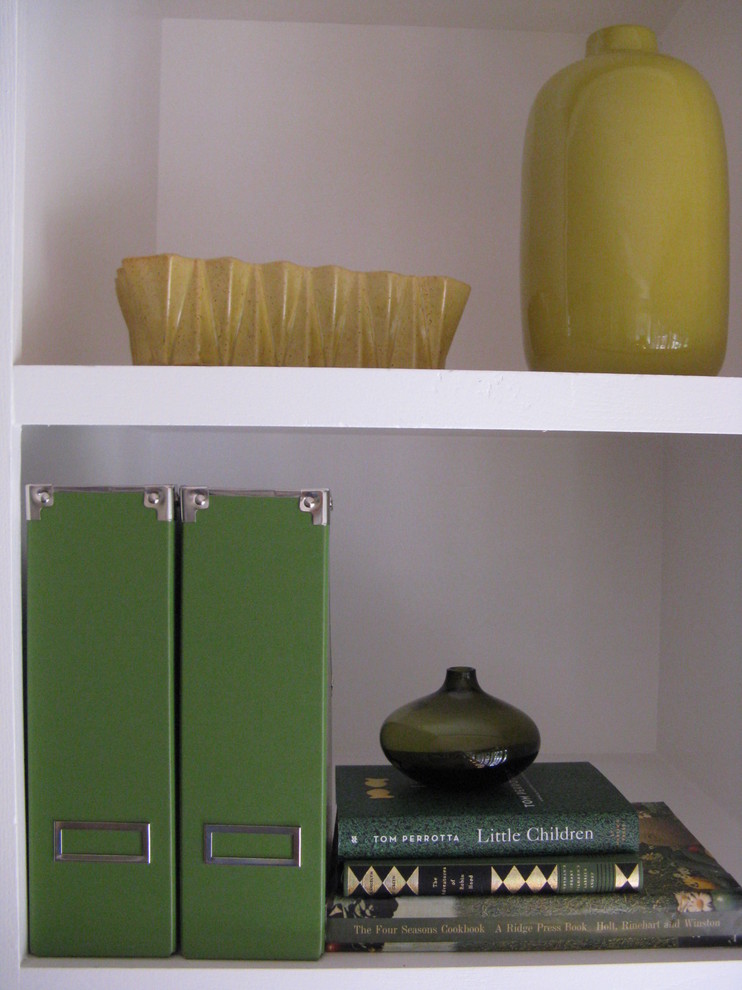 Color Coded Bookshelves I - Eclectic - Family Room - Los Angeles - by ...