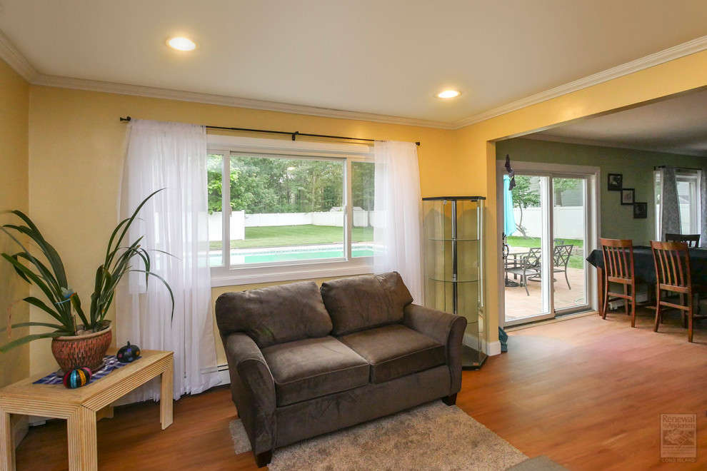 Comfortable Den with New Sliding Window and Patio Door - Family Room ...