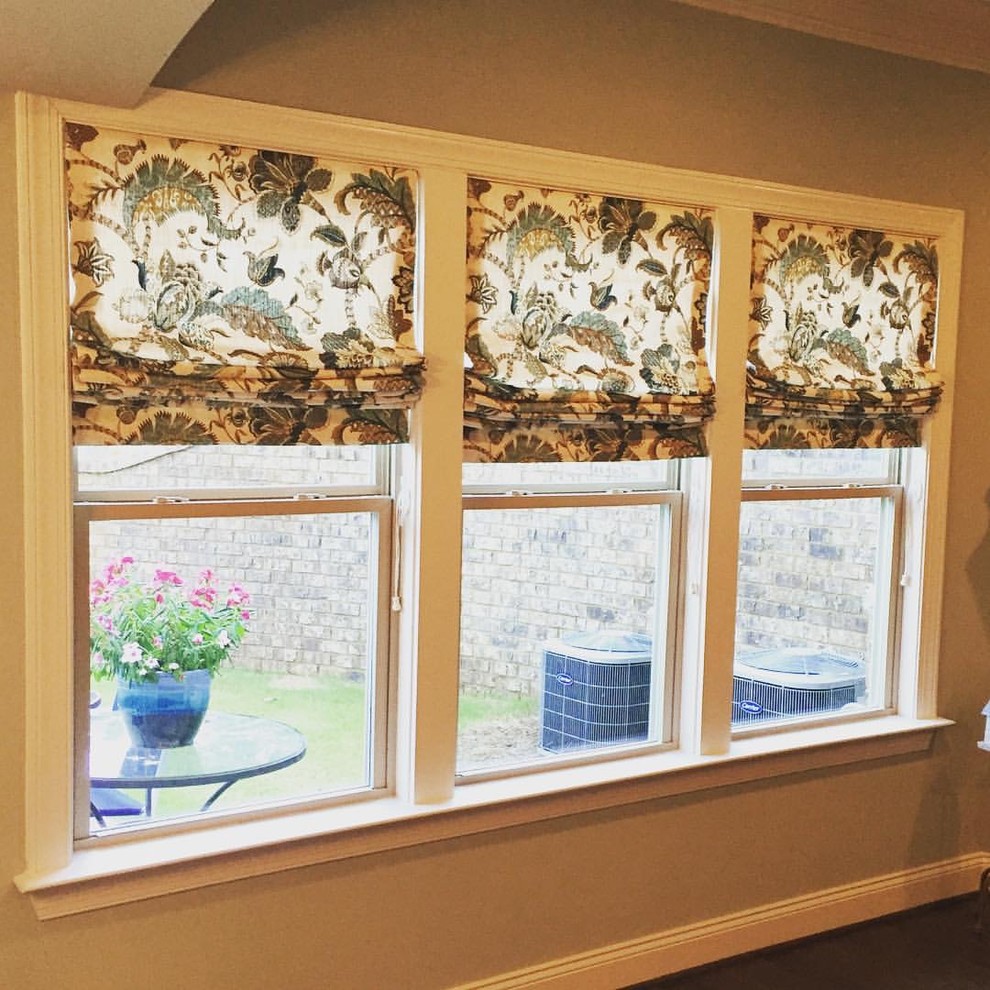 Complete projects Roman shades and valances - Modern - Family Room ...