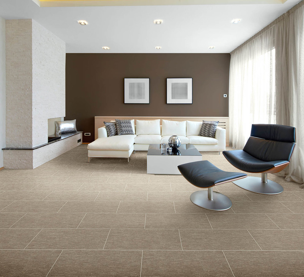 Congoleum DuraCeramic - Luxury Vinyl Flooring - Family Room - Grand ...