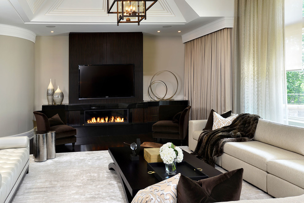 Contemporary Great room - Contemporary - Family Room - Toronto - by ...