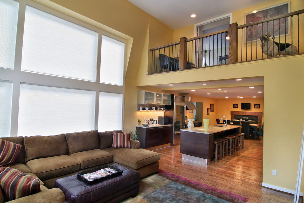 Contemporary Kitchens by Dresner Design - Contemporary - Family Room ...