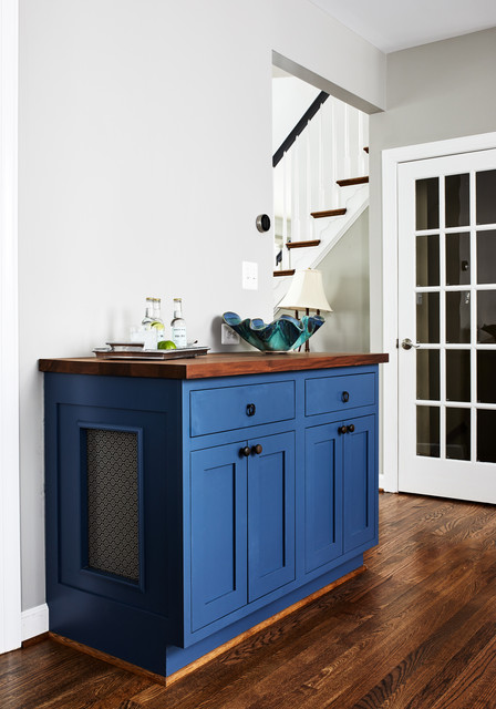 Courtney & Aidan's kitchen - Classique Chic - Salle de Séjour ...