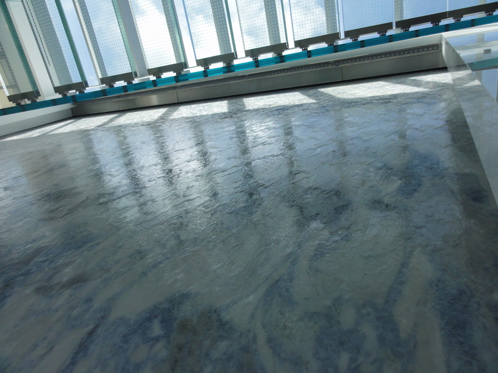 Custom Built-In Water Feature - Hobe Sound, FL - Contemporary - Family ...